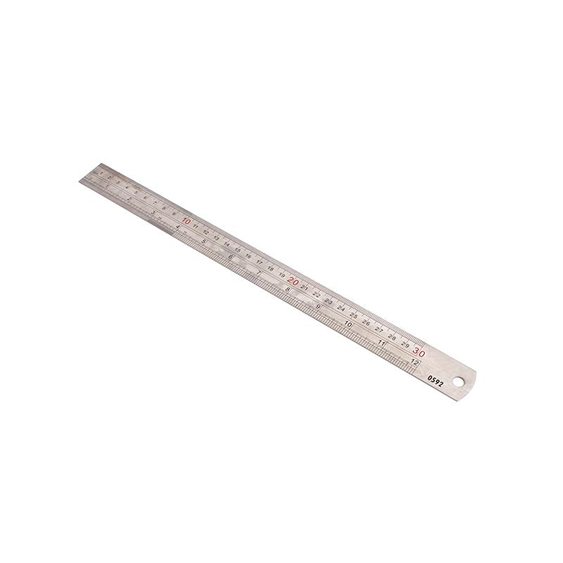 Detectable Ruler, Stainless-steel, 300mm/12" | Detectable Products AU