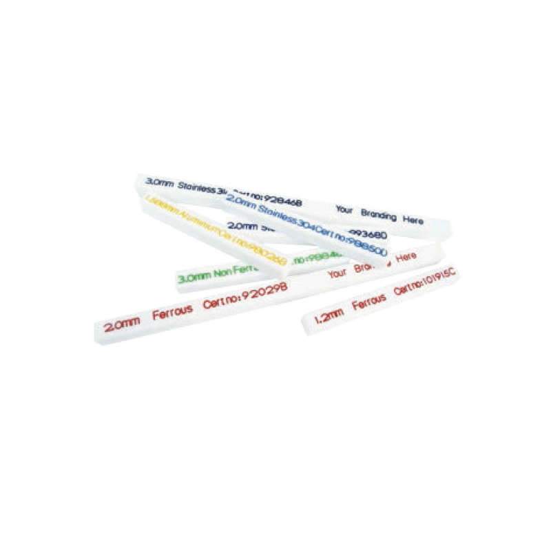 Metal Detectable Test Wand, PTFE, Stainless Steel 316 | Detectable Products