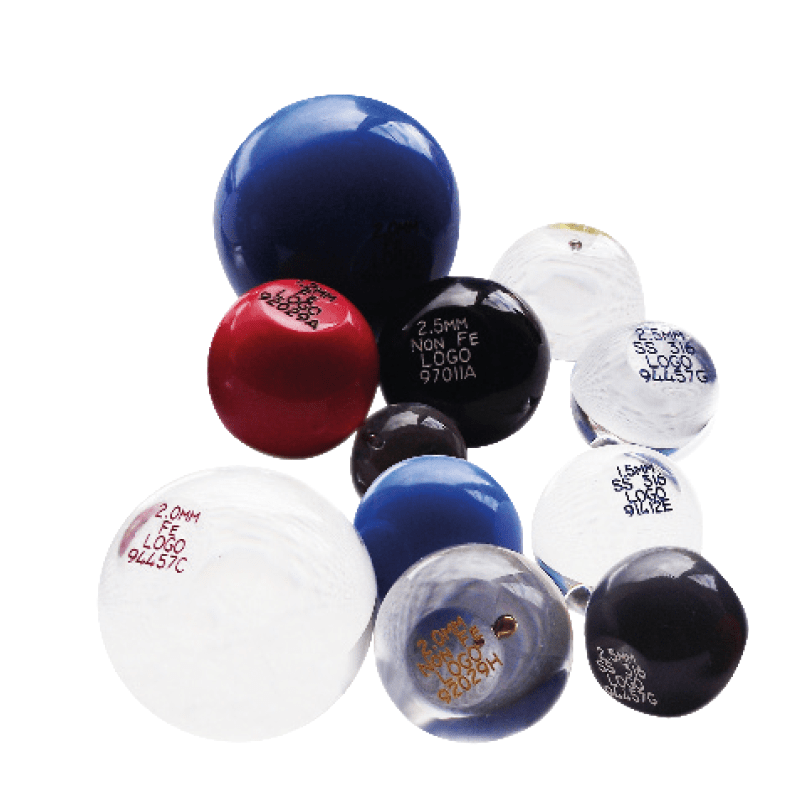 Metal Detectable Test Ball, Acrylic, Stainless Steel 316 | Detectable ...