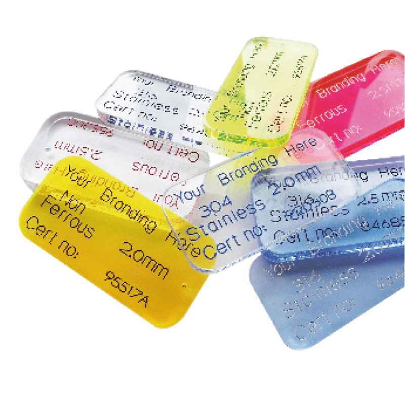 Metal Detectable Test Cards, Ferrous | Detectable Products